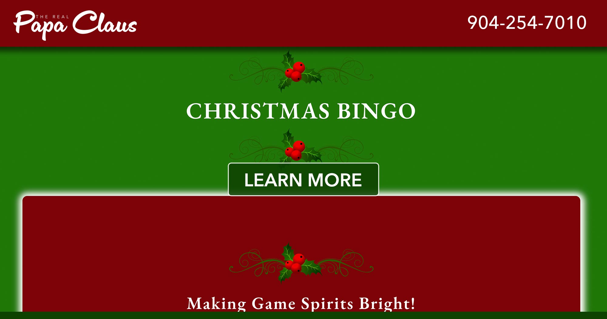Christmas Bingo - Bringing Joy, Love & Christmas Magic!